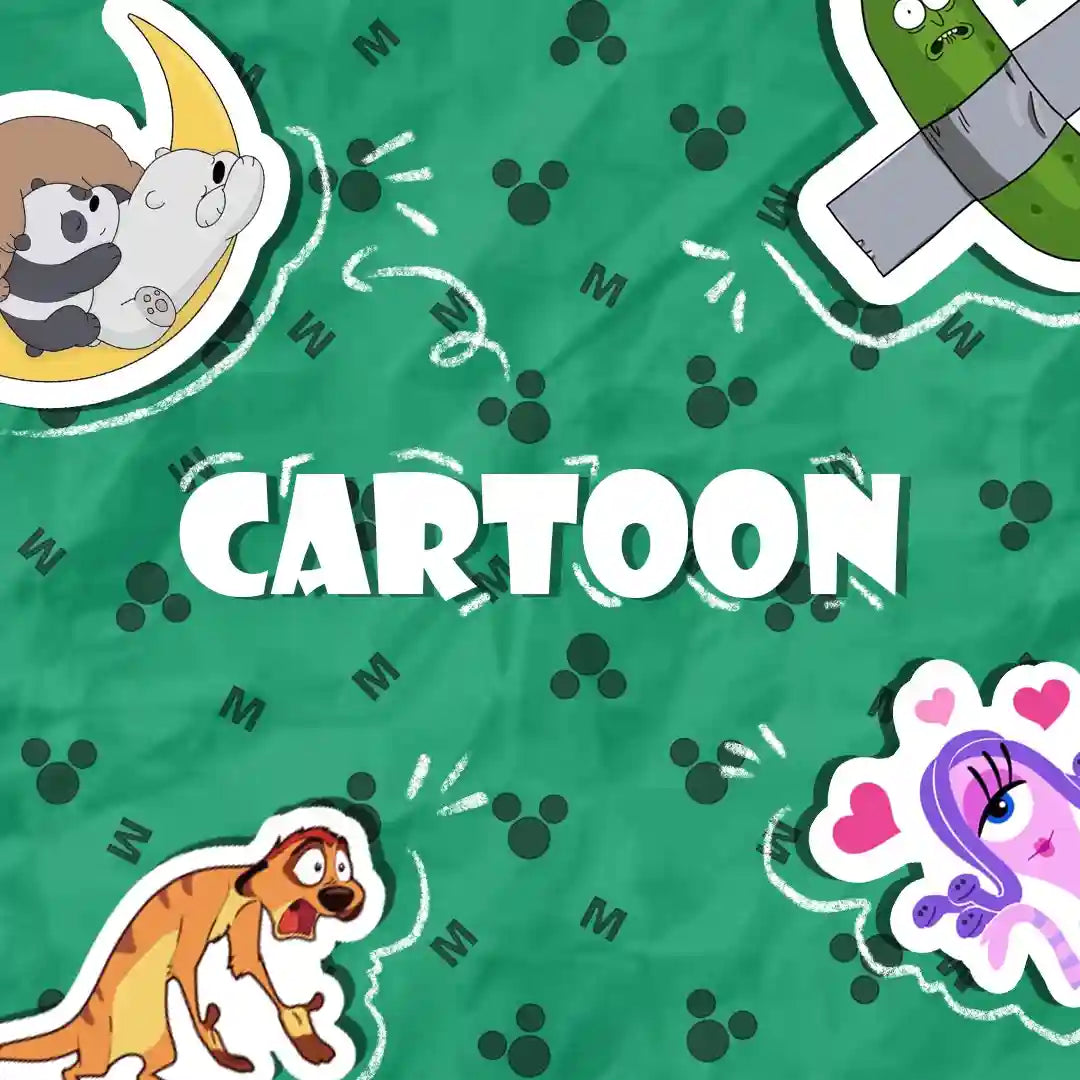 CARTOON: SINGLE STICKERS