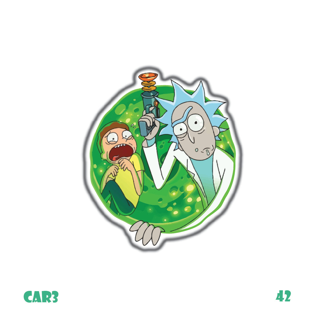 RICK & MORTY: SINGLE STICKERS