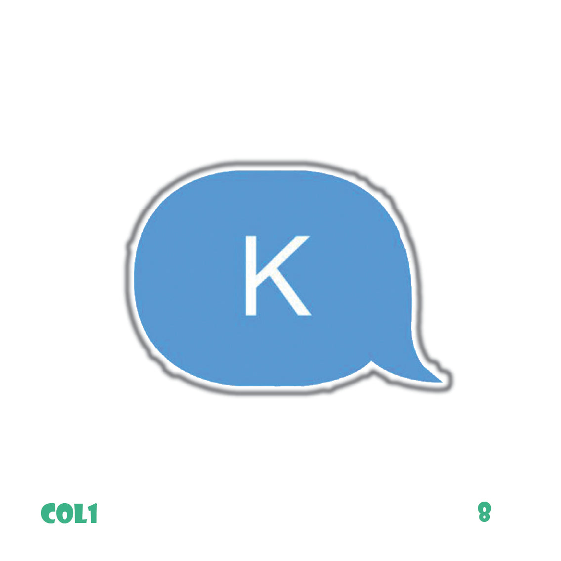 BLUE: SINGLE STICKERS