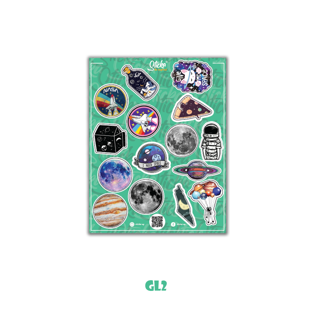 GALAXY: SHEET STICKERS