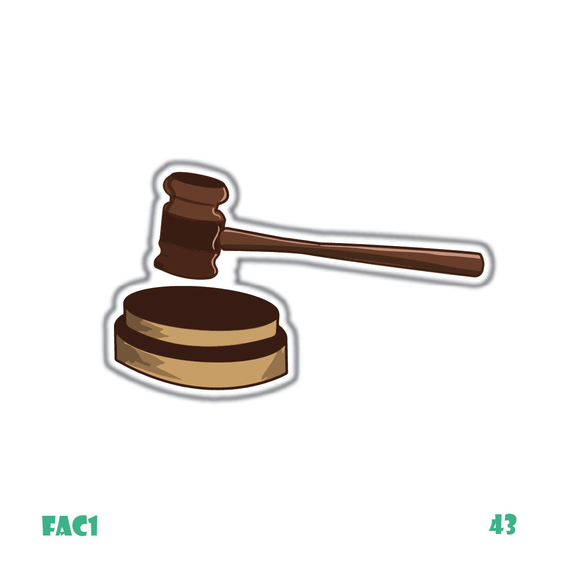 LAW: SINGLE STICKERS