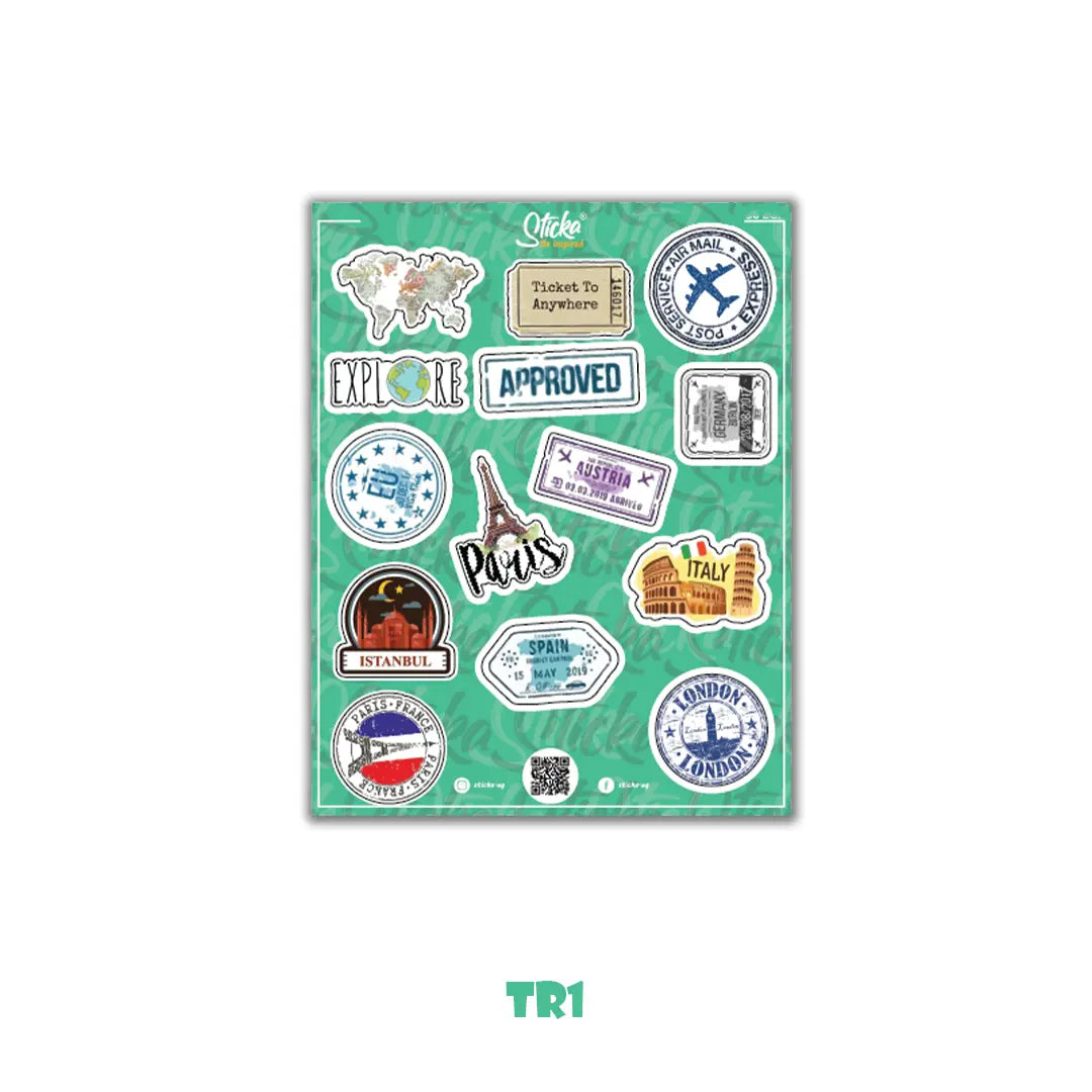 TRAVEL: SHEET STICKERS