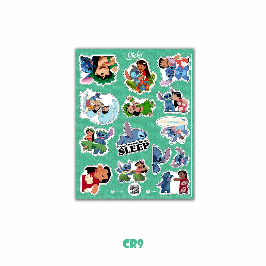 LILO & STITCH STICKER SHEET