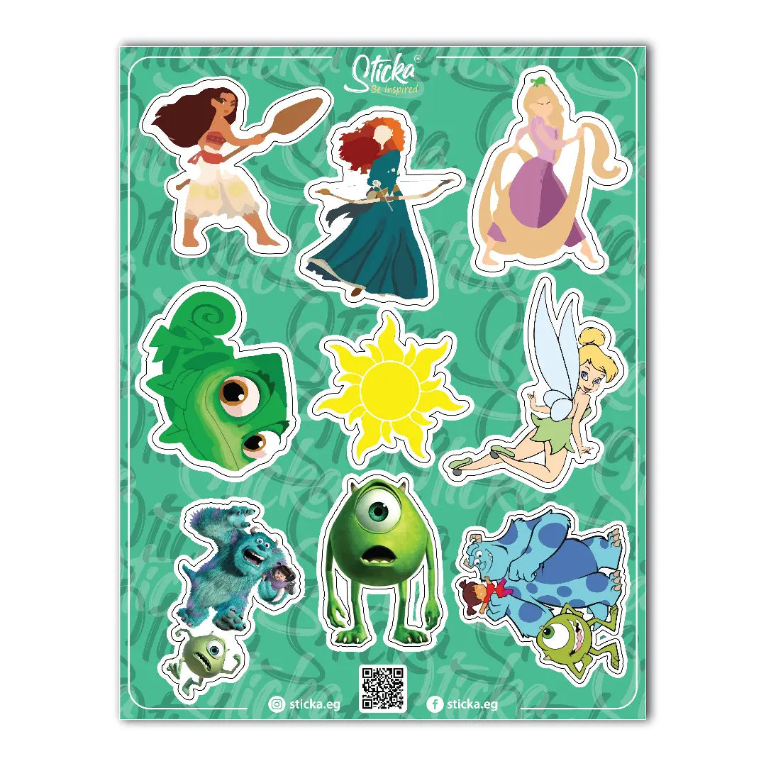 DISNEY PRINCESSES SHEET