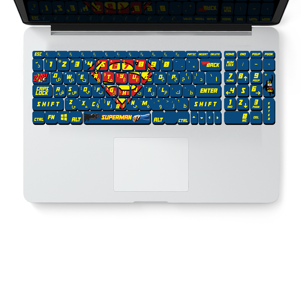 SUPERMAN: KEYBOARD STICKER