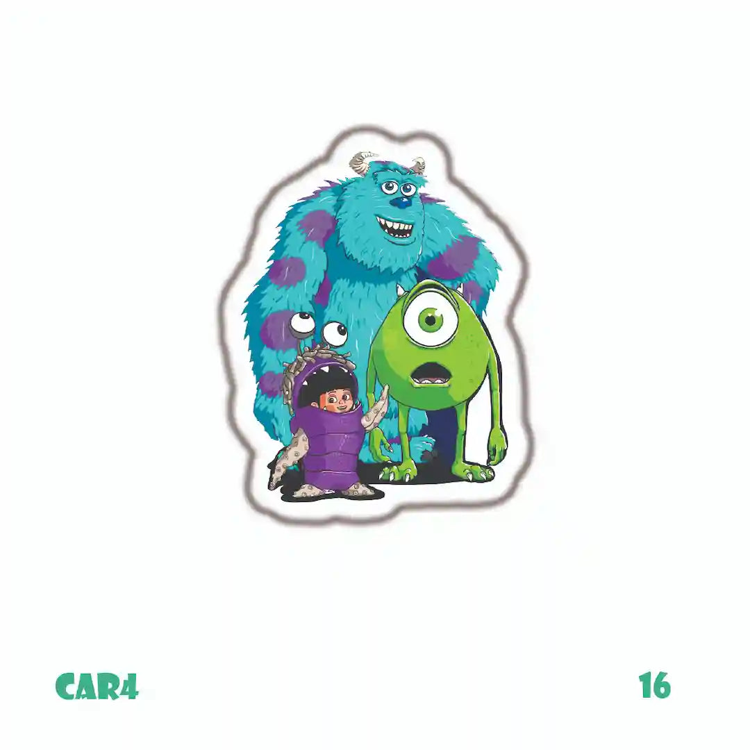 Disney Monsters Inc Stickers Monsters Inc. Sealed Pack Stickers Panini